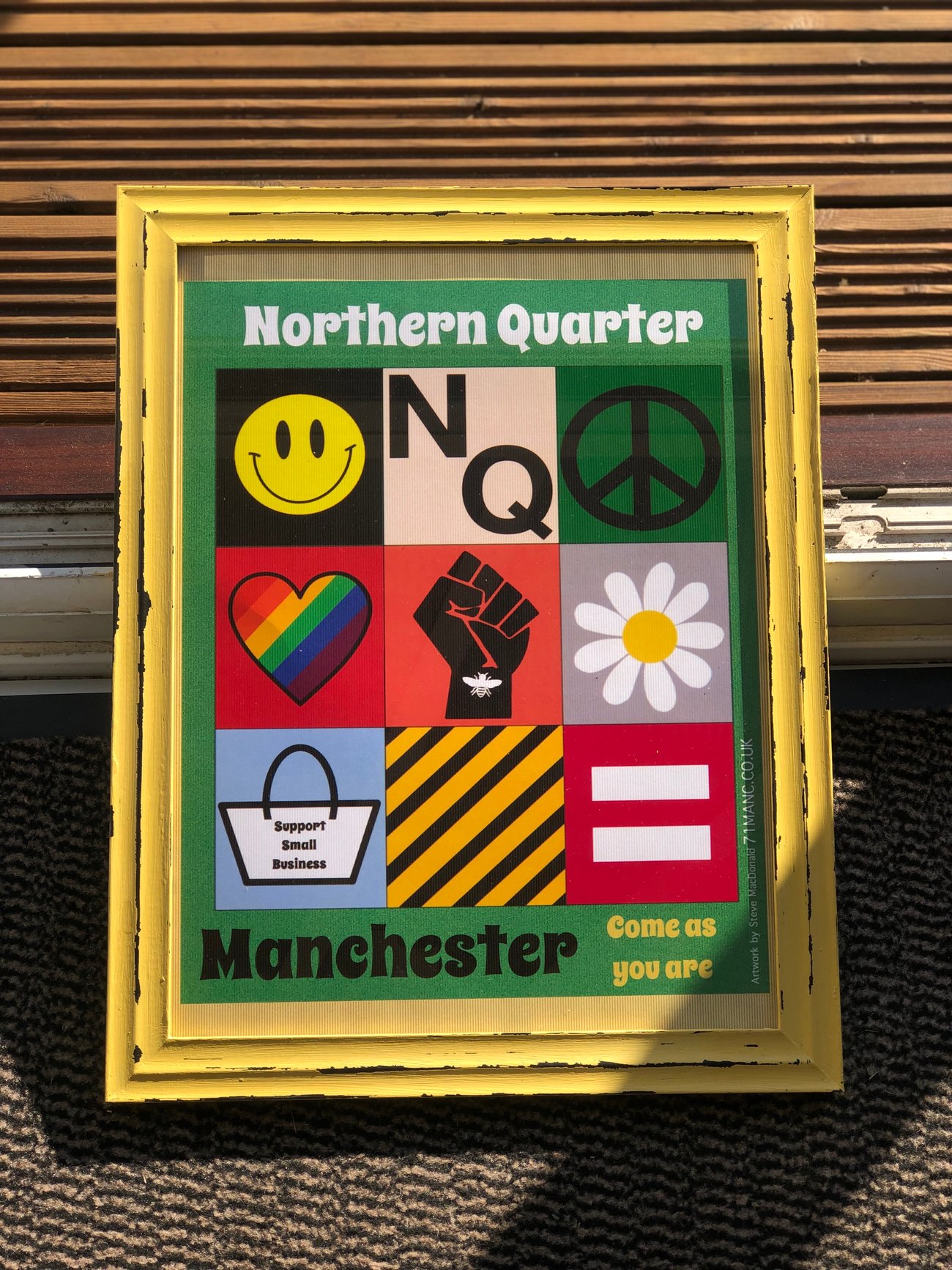 Manchester symbols artwork | 71MANC