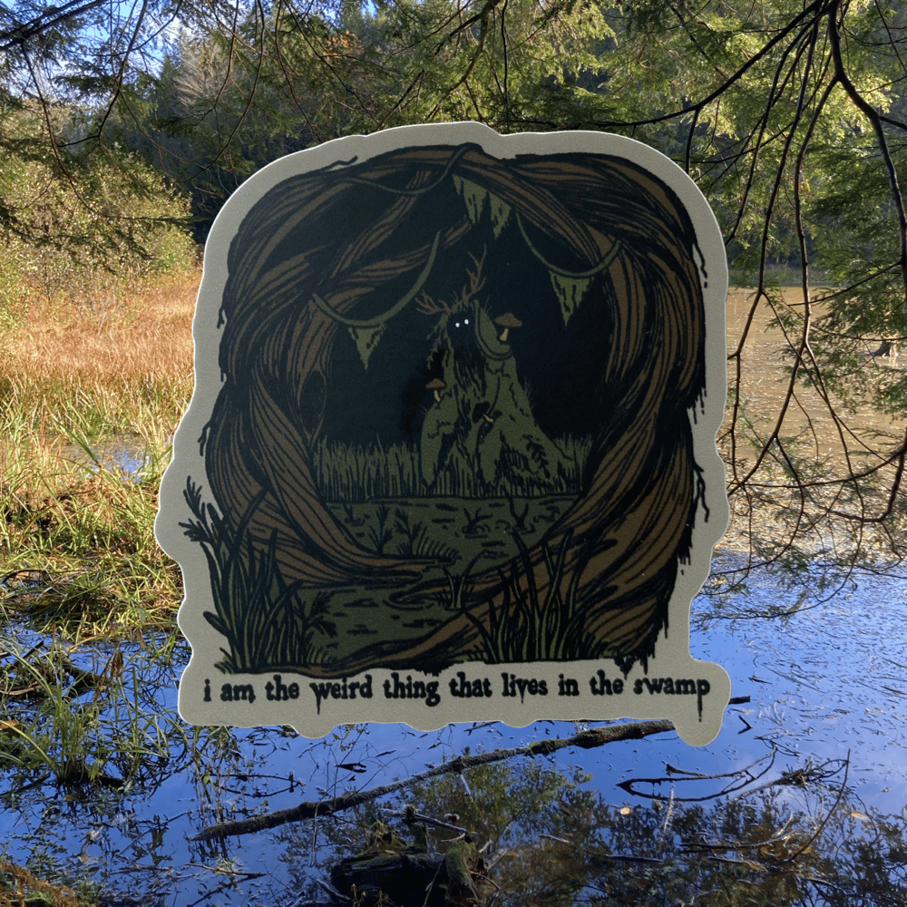 weird swamp thing stickers | Breezy Creations