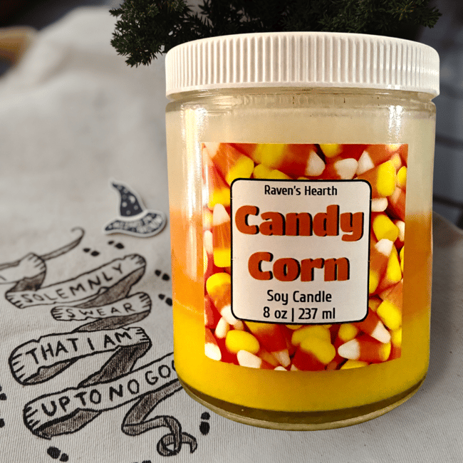 Candy Corn Candle | Raven's Hearth