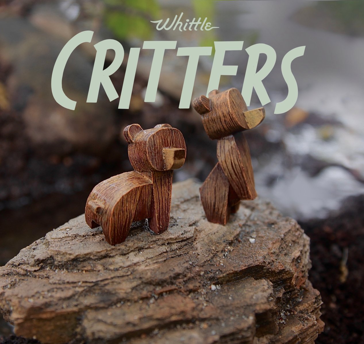 Whittle Woodshop — NEW Whittle Critters - Bear Cubs Set 2