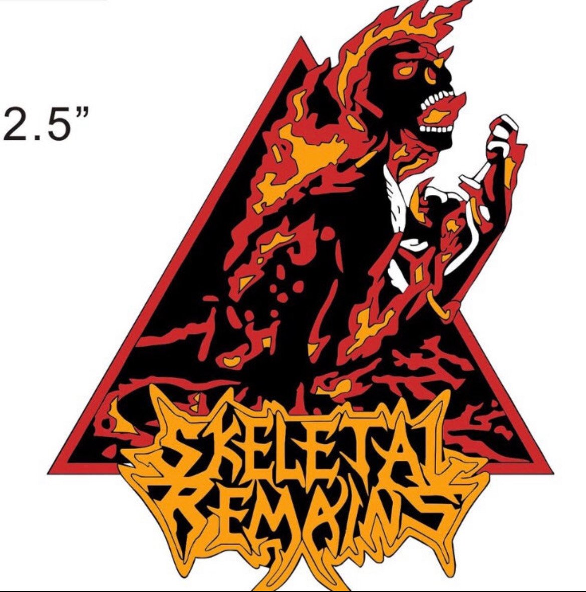 Condemned to Misery Enamel Pin | Skeletal Remains