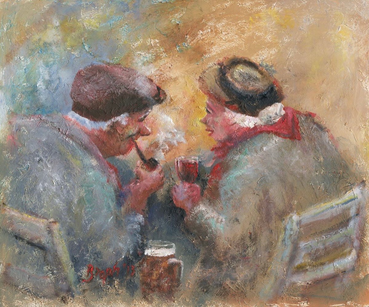 ‘Pint And A Chat' - *PRINT* | Des Brophy