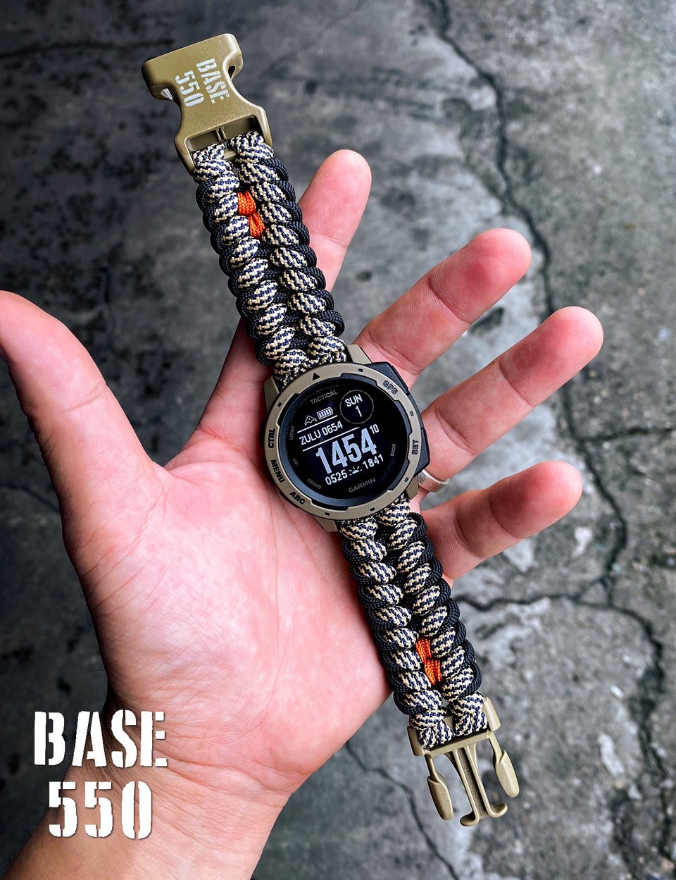 Paracord Watchband w/ Fidlock Magnetic Buckle | BASE 550