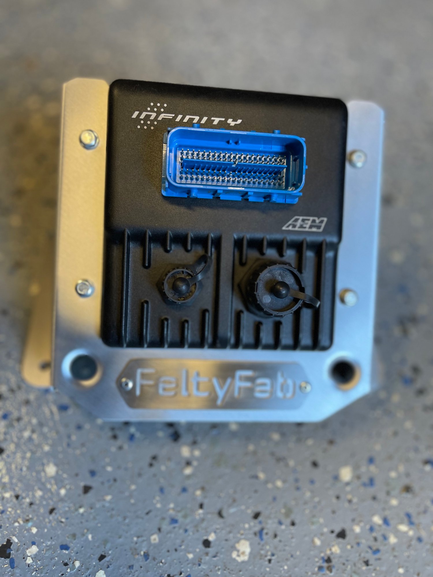 AEM Infinity ECU bracket (angled) | FeltyFab