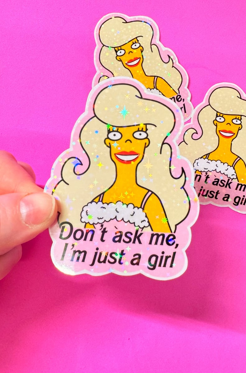 Malibu Stacey Sticker | Dorkface