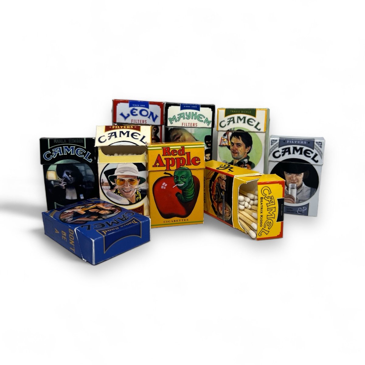 Mini Cigarette Pack Matchbox | King Margot