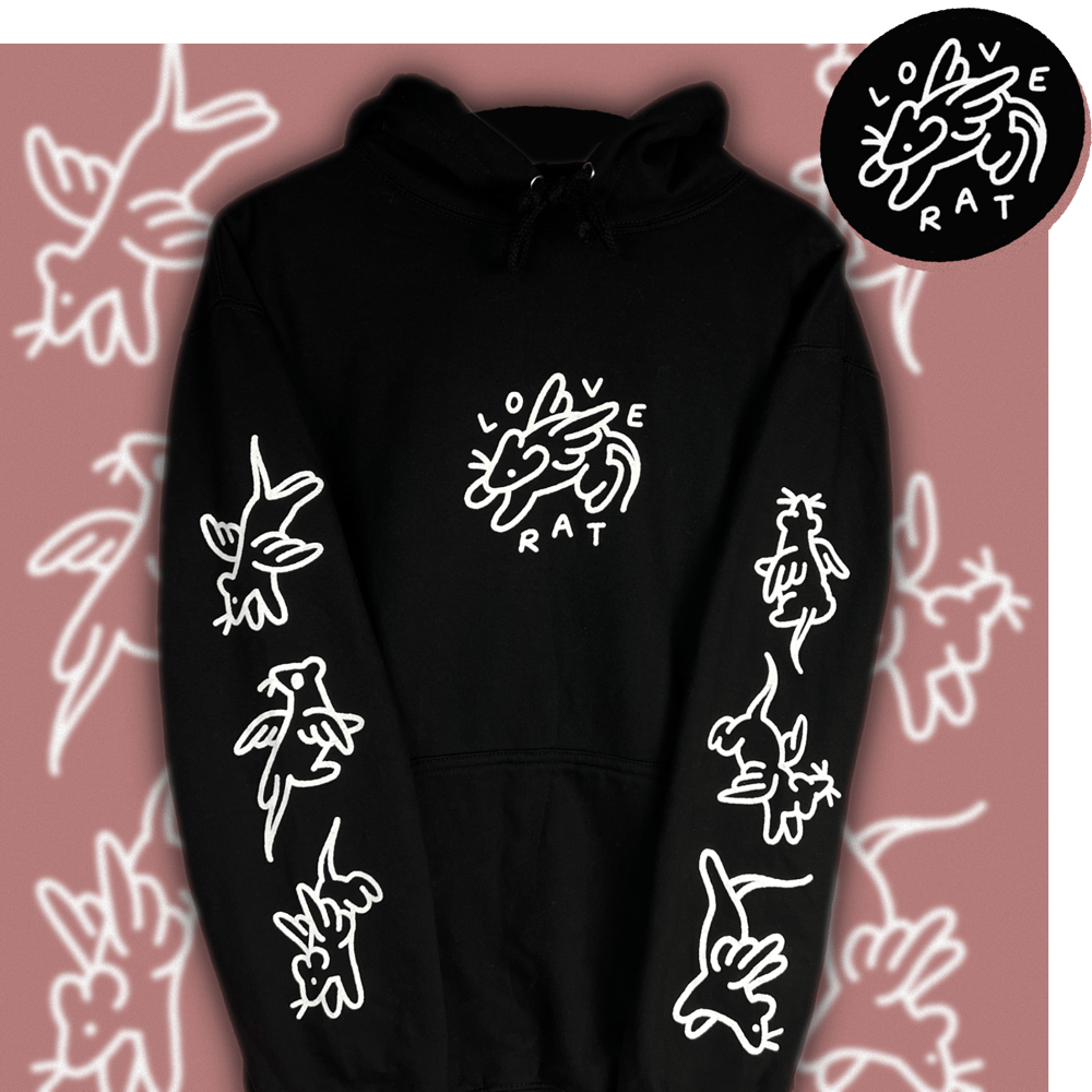“ANGEL RAT” HOODIE | LOVE RAT