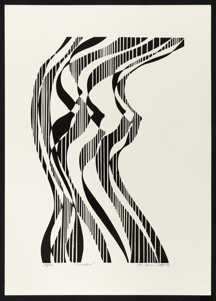 Nude 3 - Lithograph of Nude | manuelbennett