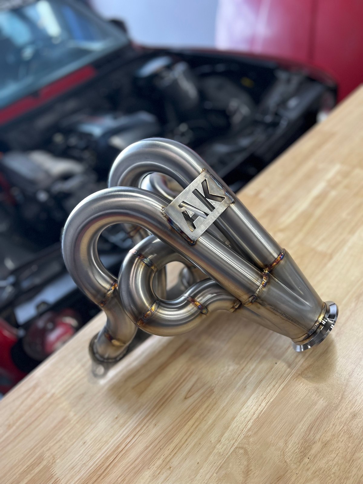 AK 3SGE BEAMS TO E30 RAM HORN STYLE HEADERS | AK INTEGRATED AUTOWERKS