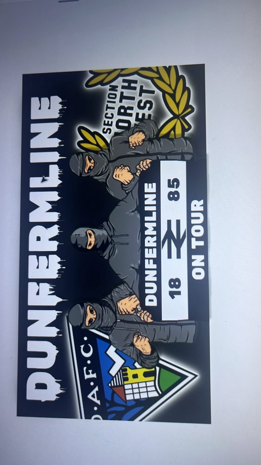 25 DUNFERMLINE FOOTBALL CASUALS/ultras stickers | Casual Footy