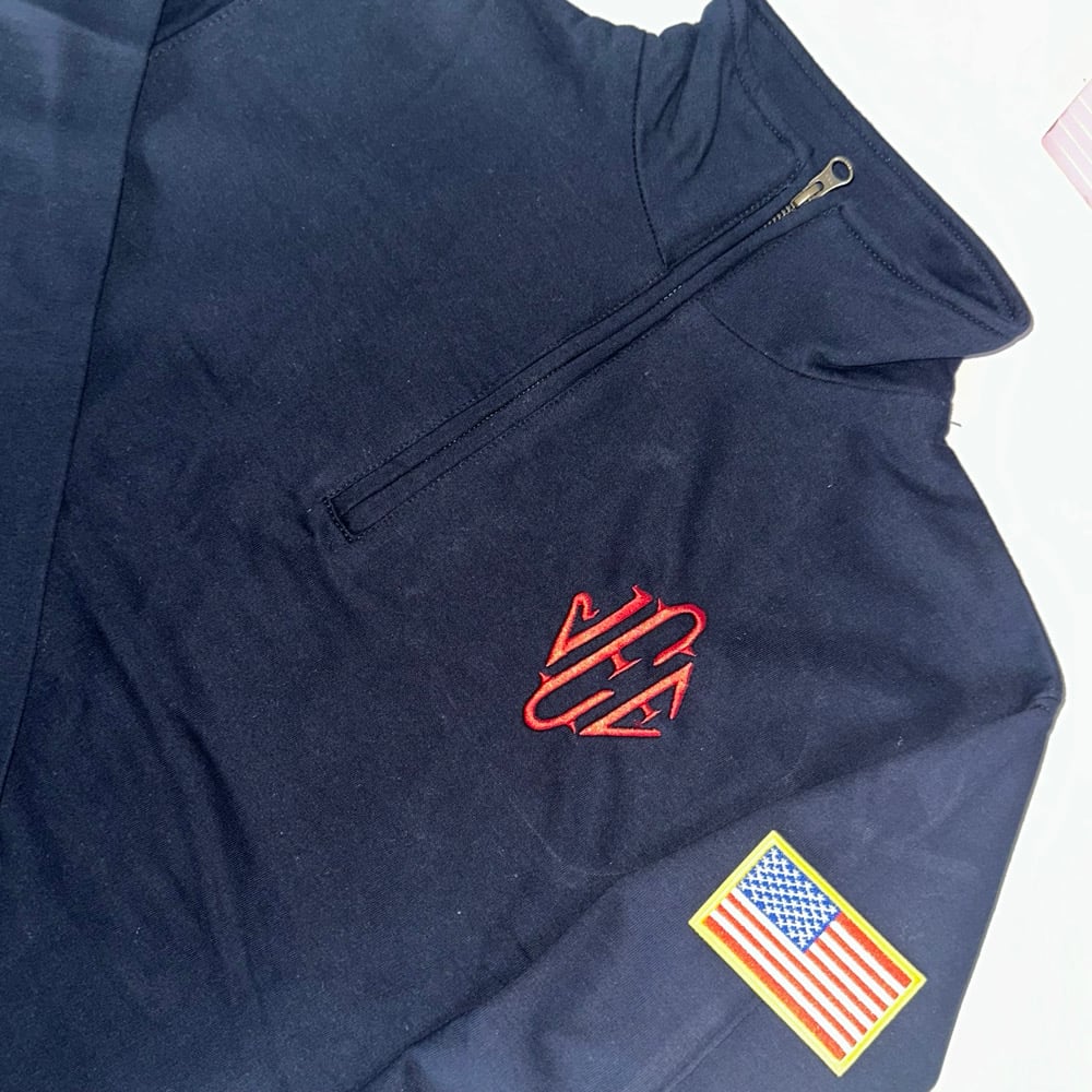 Personalised Jeffrey Epstein Quarter Zip | Bando Embroidery