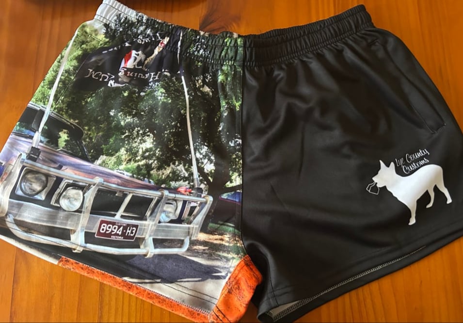 CUSTOM FOOTY SHORTS | Lye Country Customs