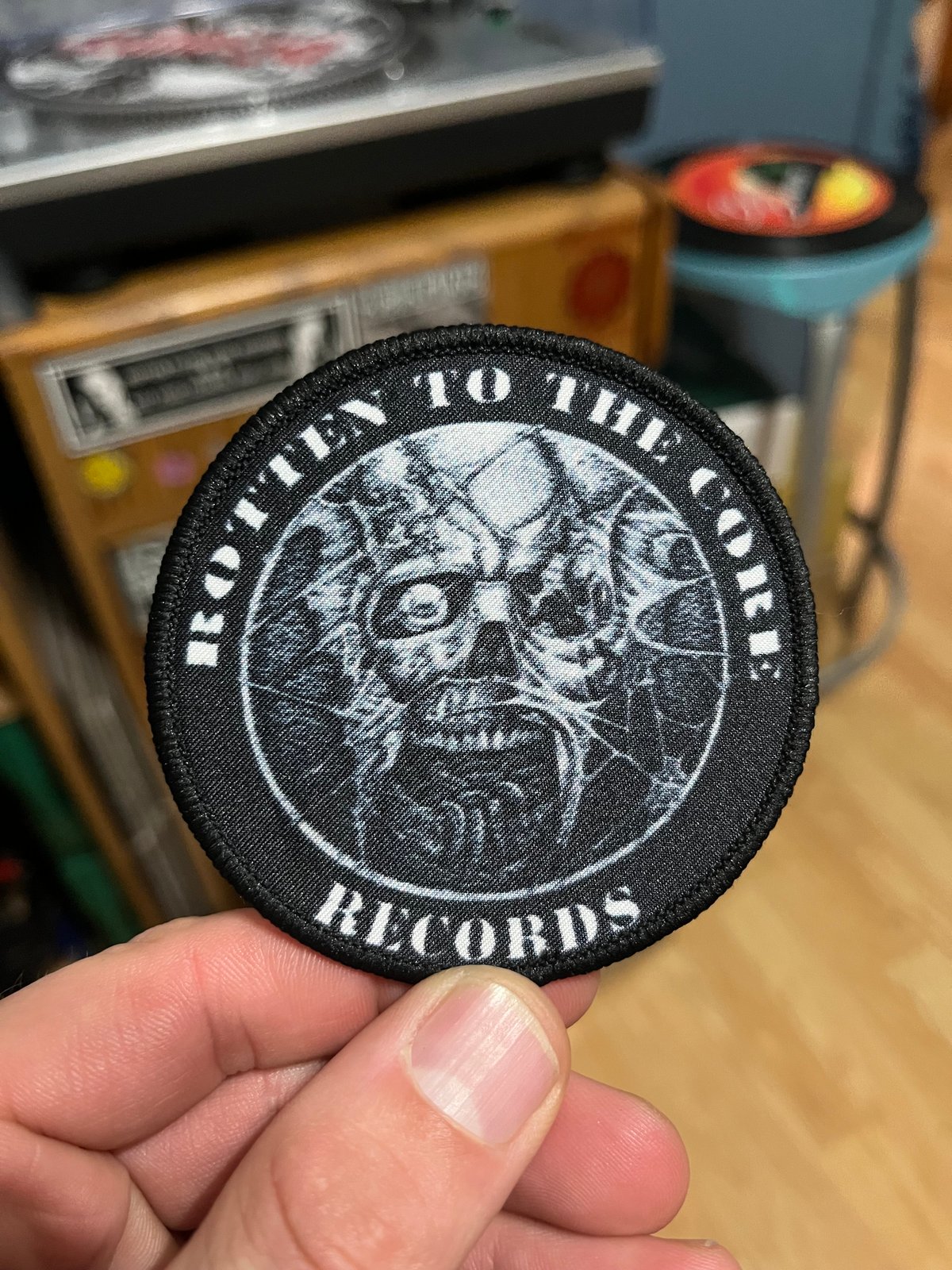 RTTCR 3" Embroidered Patch | Rotten To The Core Records