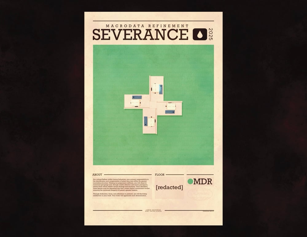 (PRE ORDER)Severance MDR Art Print | Underworld Arts Co.