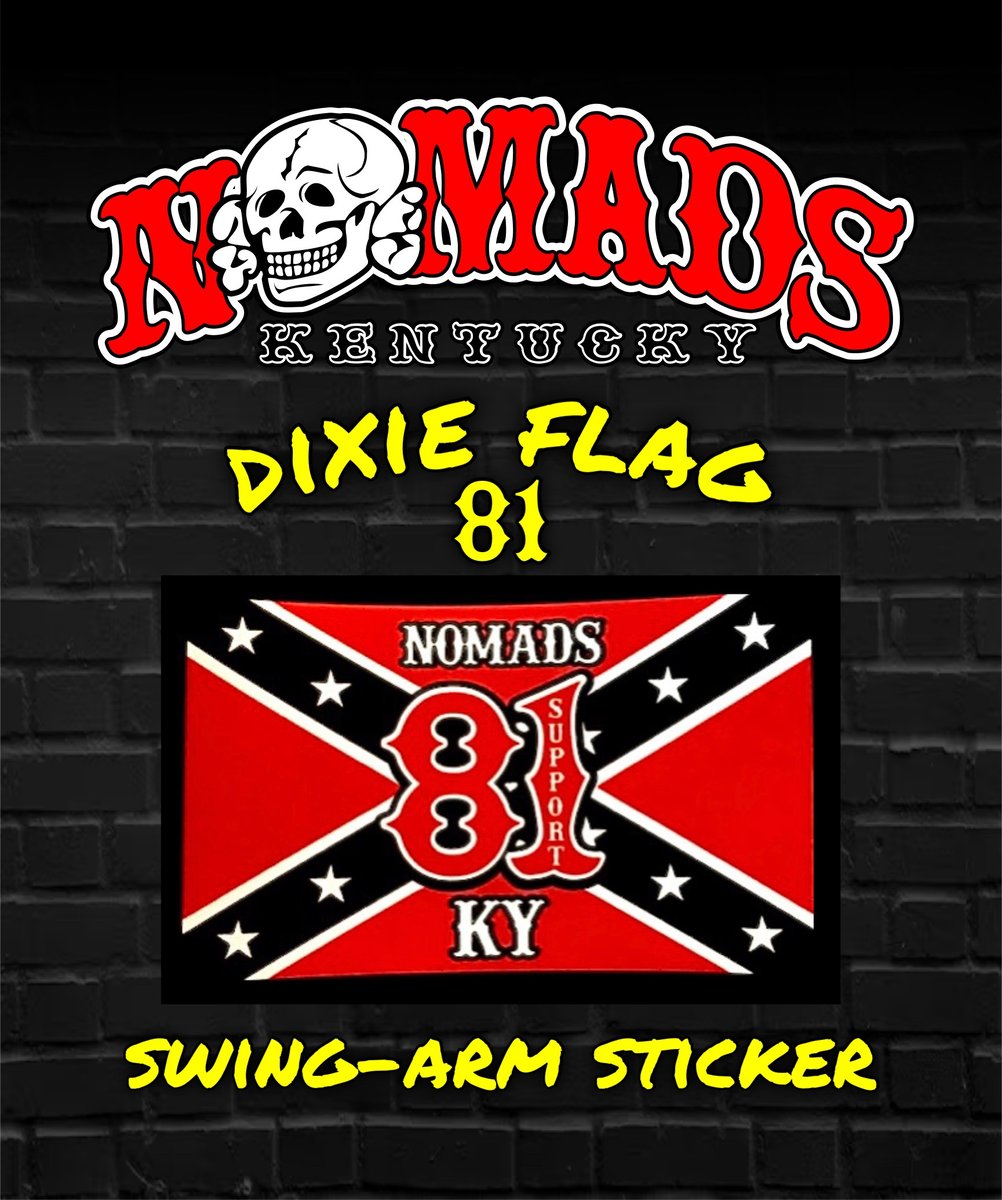Dixie 81 Sticker | HAMC Kentucky Nomads