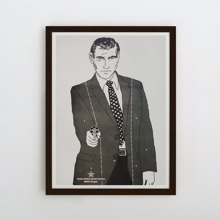 Handsome Bond Targetry Poster | Out Of Prints | Vintage Orginal Prints ...