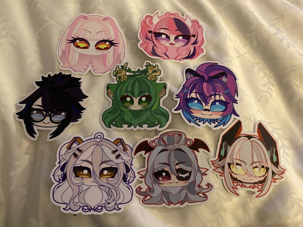 Vshojo Stickers | LunaNoctuArts