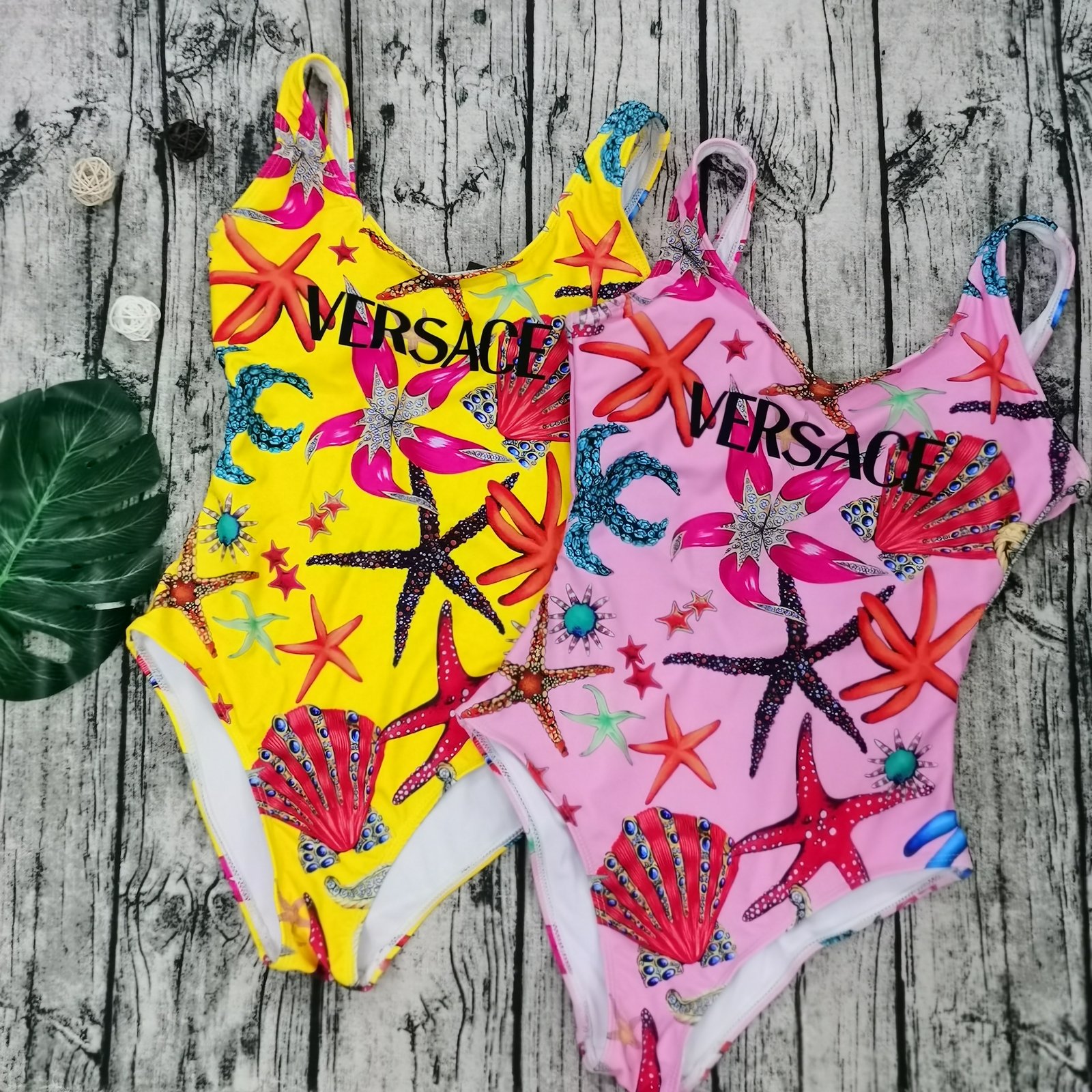 Versace SeaShell 1pc Bathing Suit | Rich Accessories