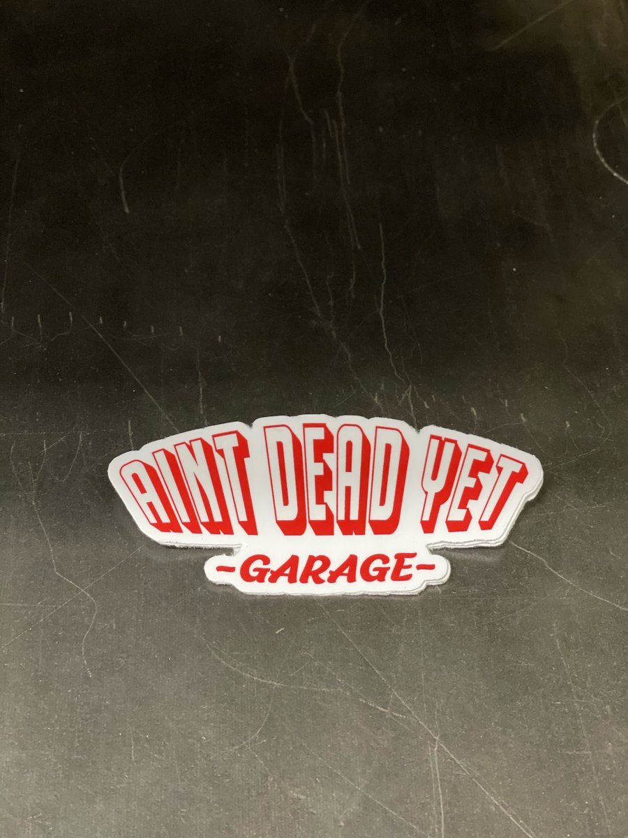 Garage Logo Sticker | AintDeadYet