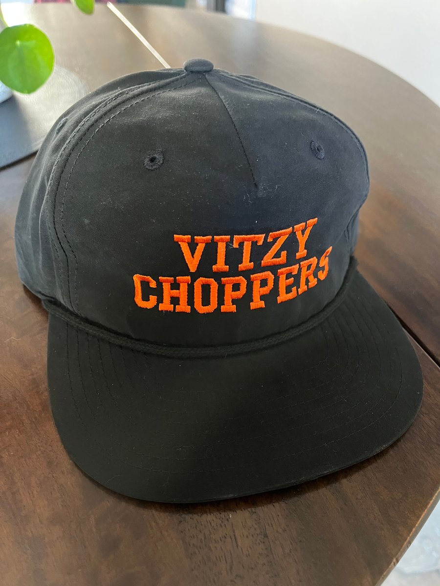 Orange Stitched Rope Cap | Vitzyboys Choppers