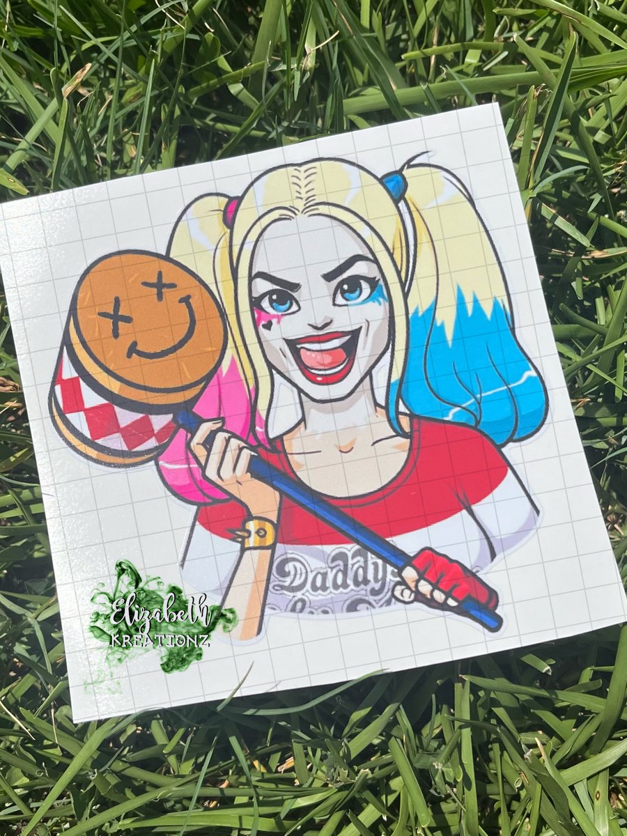 Harley Quinn Car Decal | Elizabeth Kreationz