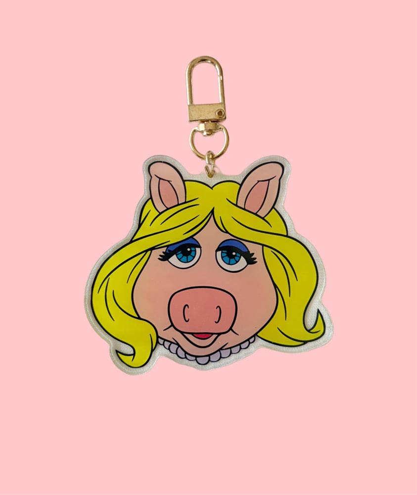 Lady Pig Puppet Bag Charm | Sew Magic Co.