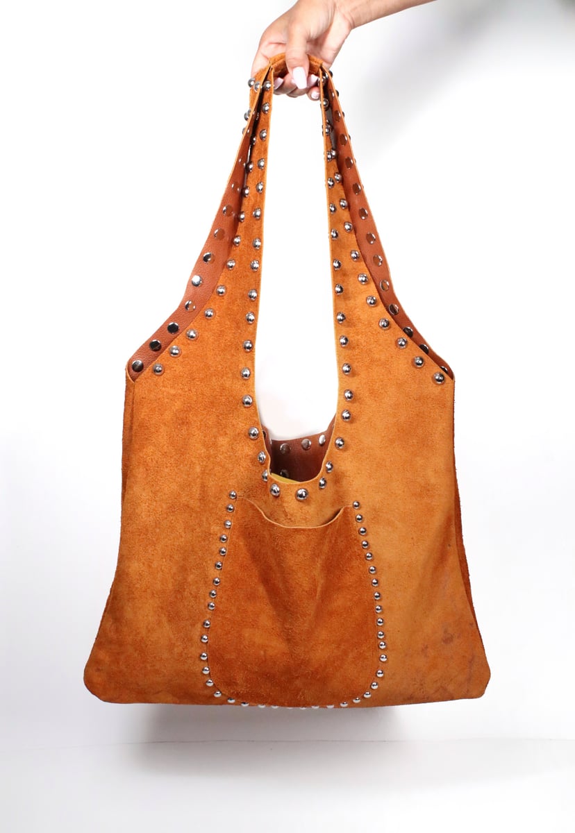 Studded Sac -burnt orange | vigoremakes