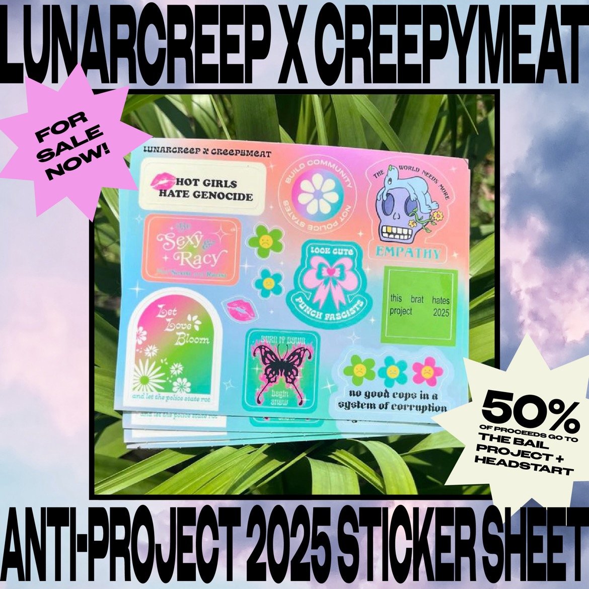 Anti-Project 2025 Stickers | CreepyMeat