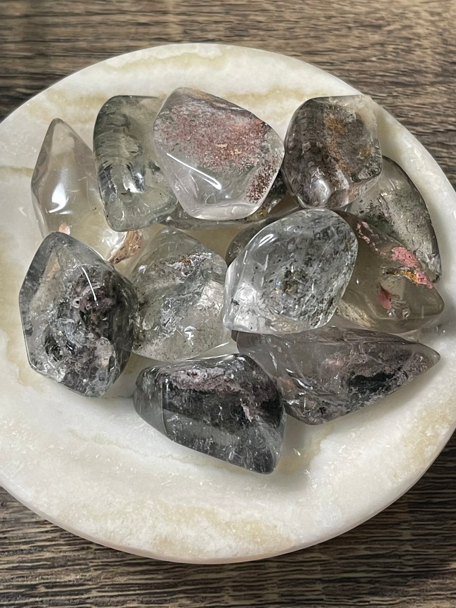 Garden quartz tumbles | Sam's Crystal Garden