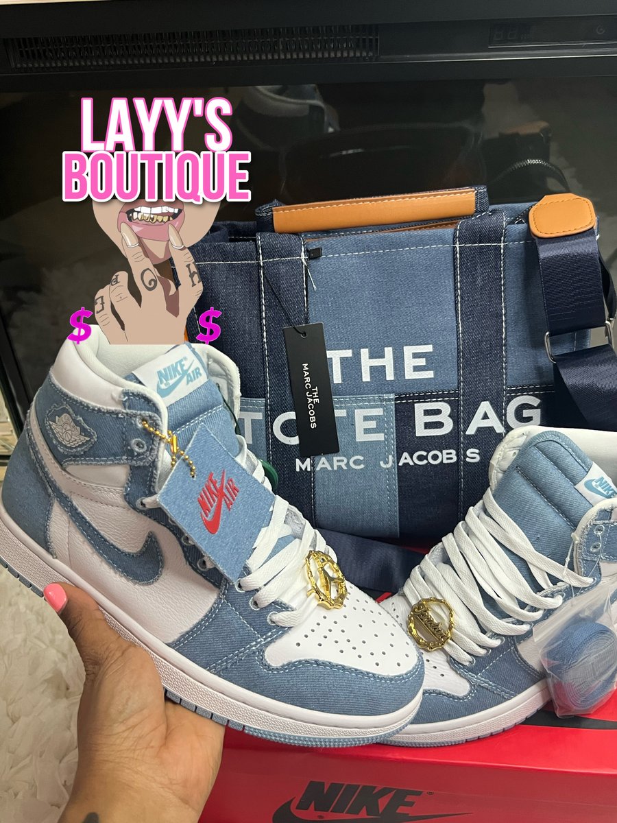 Air Jordan Jean Purse Set | Layys Closet
