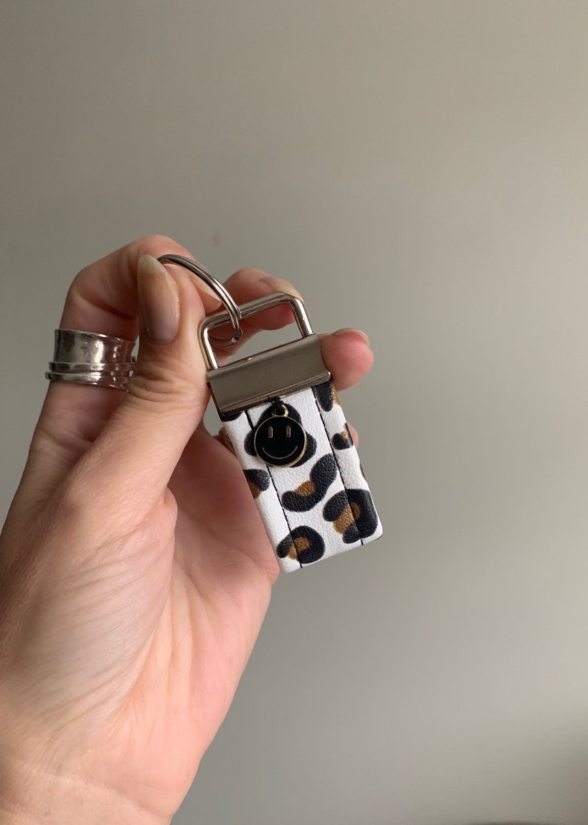 Mini Smiley Key Fob | Little L Sews