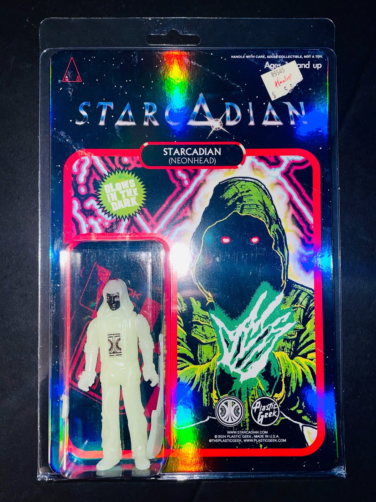 PREORDER Starcadian Neonhead Carded Figure | plasticgeek