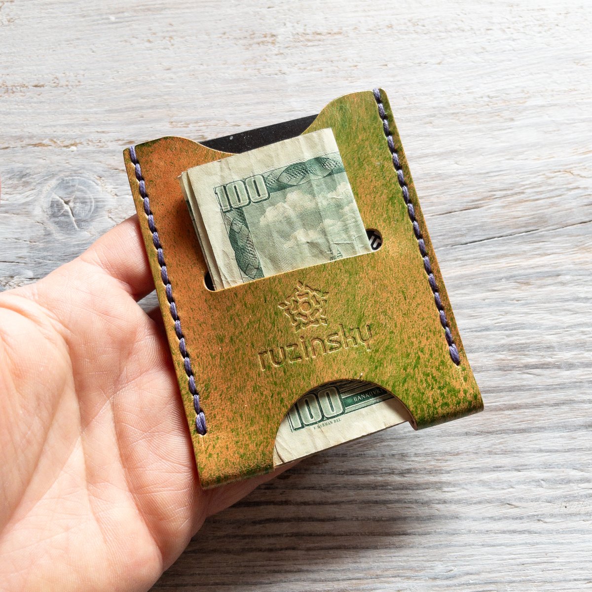 The Chicago Wallet - Lime | Watchstrapheaven