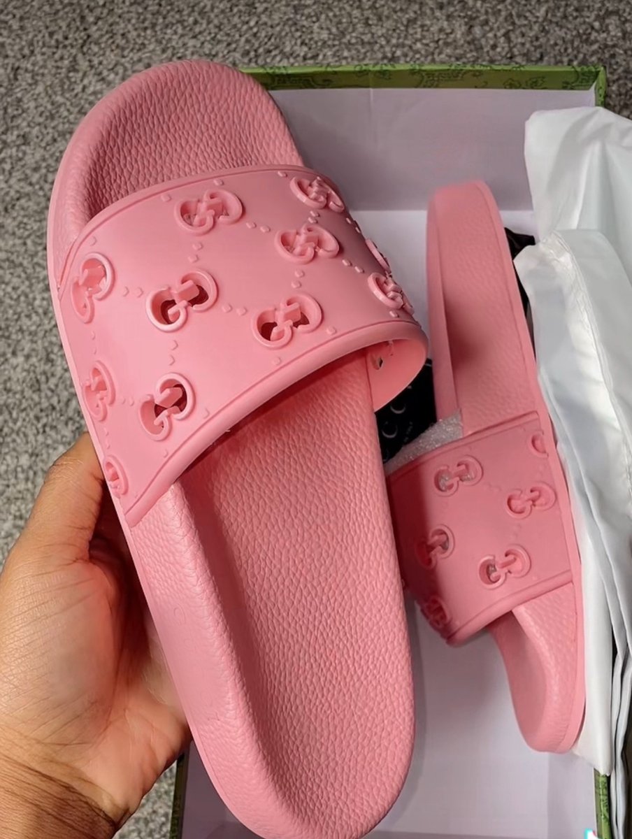 G Pink Slides | thezboutiquee