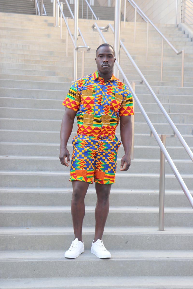 The Kente jumpsuit | No-Tribe Clothing