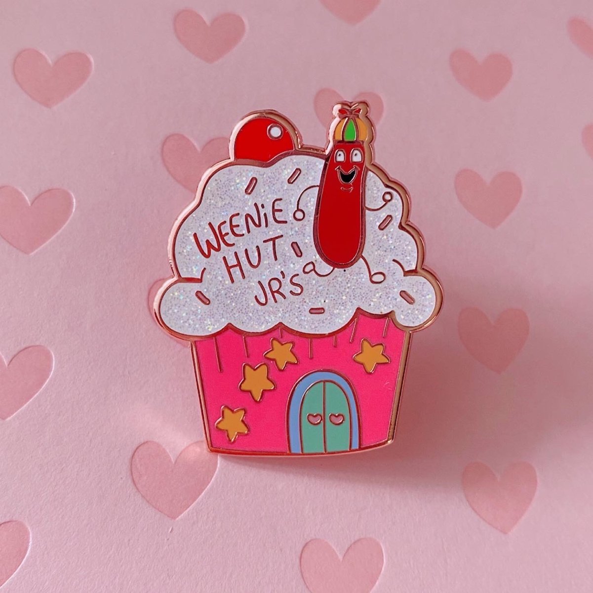 Weenie Hut Jr Enamel Pin | Puppyloaf