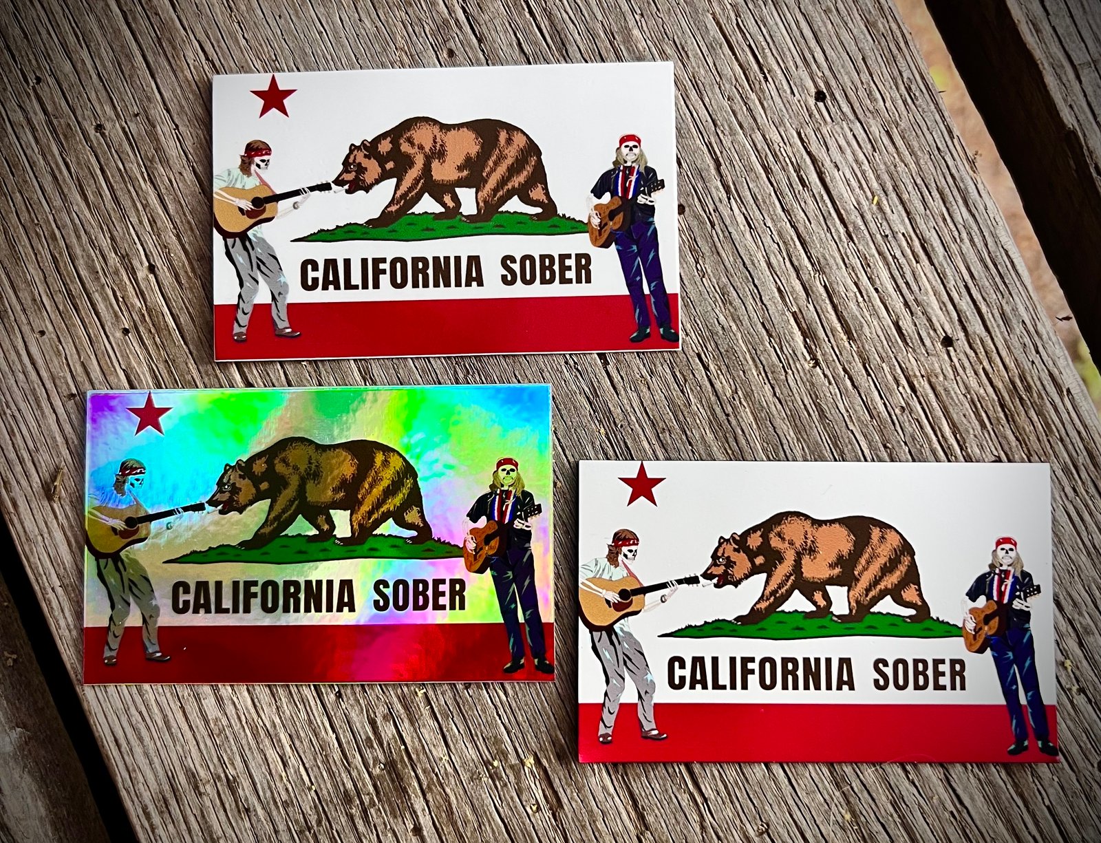 BILLY & WILLY - CALIFORNIA SOBER MAGNETS | Jamgrass Designs
