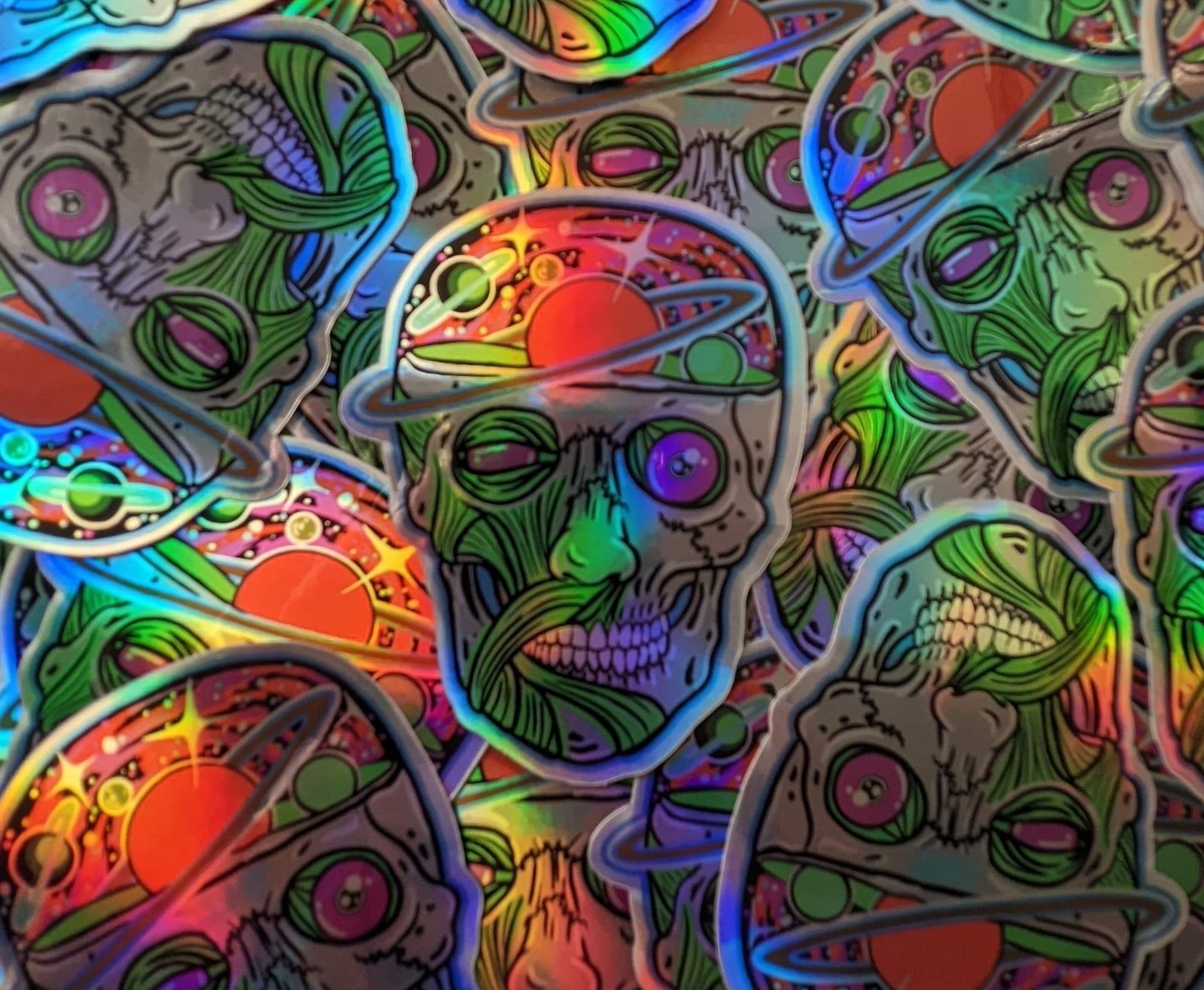 Disco John Color Variant Holographic Sticker | Dark Matter Theory