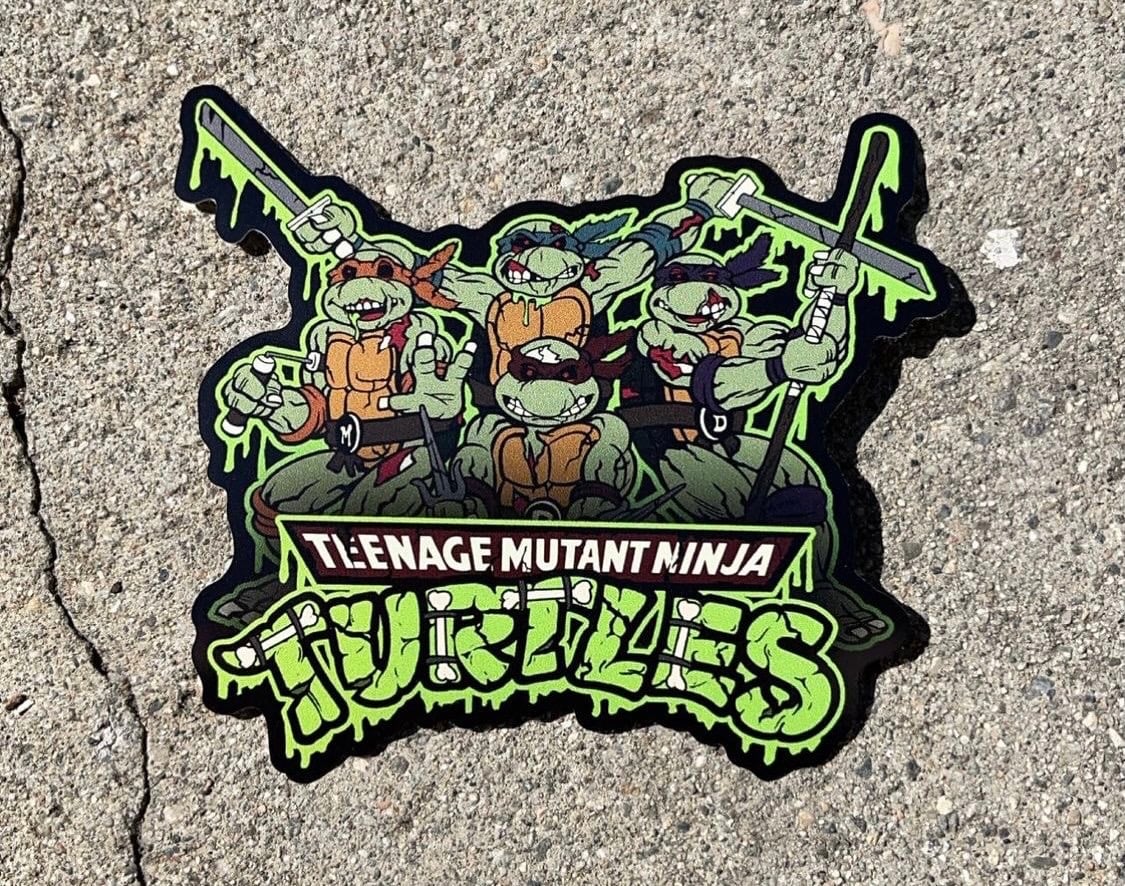5” TMNT Zombie Sticker | TMNT_WIZ
