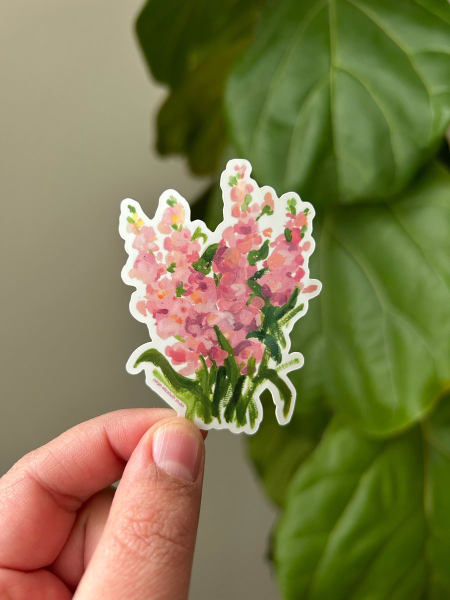 Snapdragons Sticker | Paige Elizabeth Studio