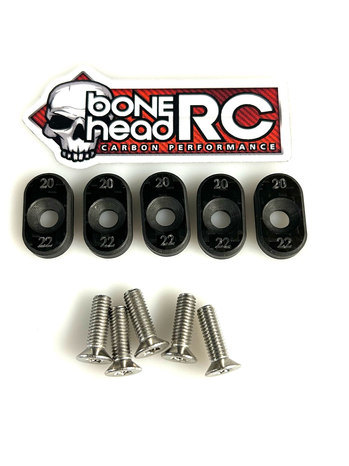 Losi 5ive T Upgraded Engine Spacers 20T 22T Tablets | BoneHead-RC
