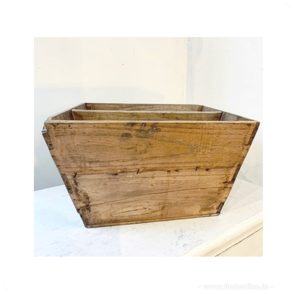 Antique french wooden trug | find