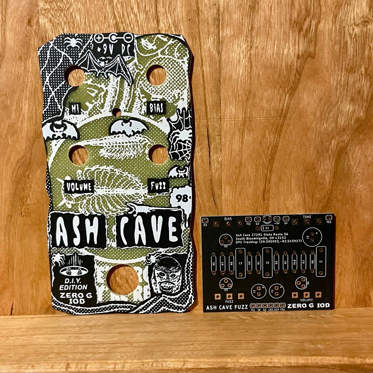 Ash Cave PCB and Faceplate - Black Ash | Zero G IOD