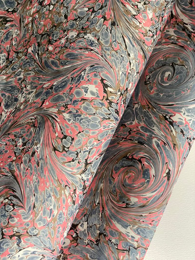 Hand Marbled Papers Ready to Ship : Limited Edition Full Sheets | Emily ...