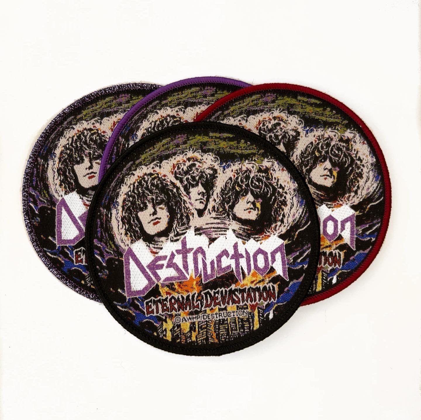 Destruction - Eternal Devastation Woven Patch | Armed With Hammers ...