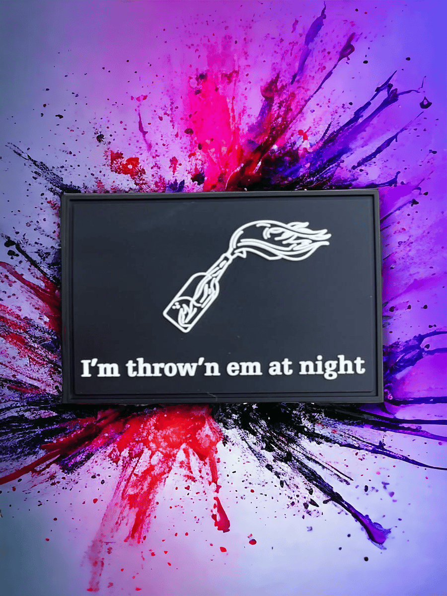 Throw'n em at night glow in the dark patch | Gun Slaps