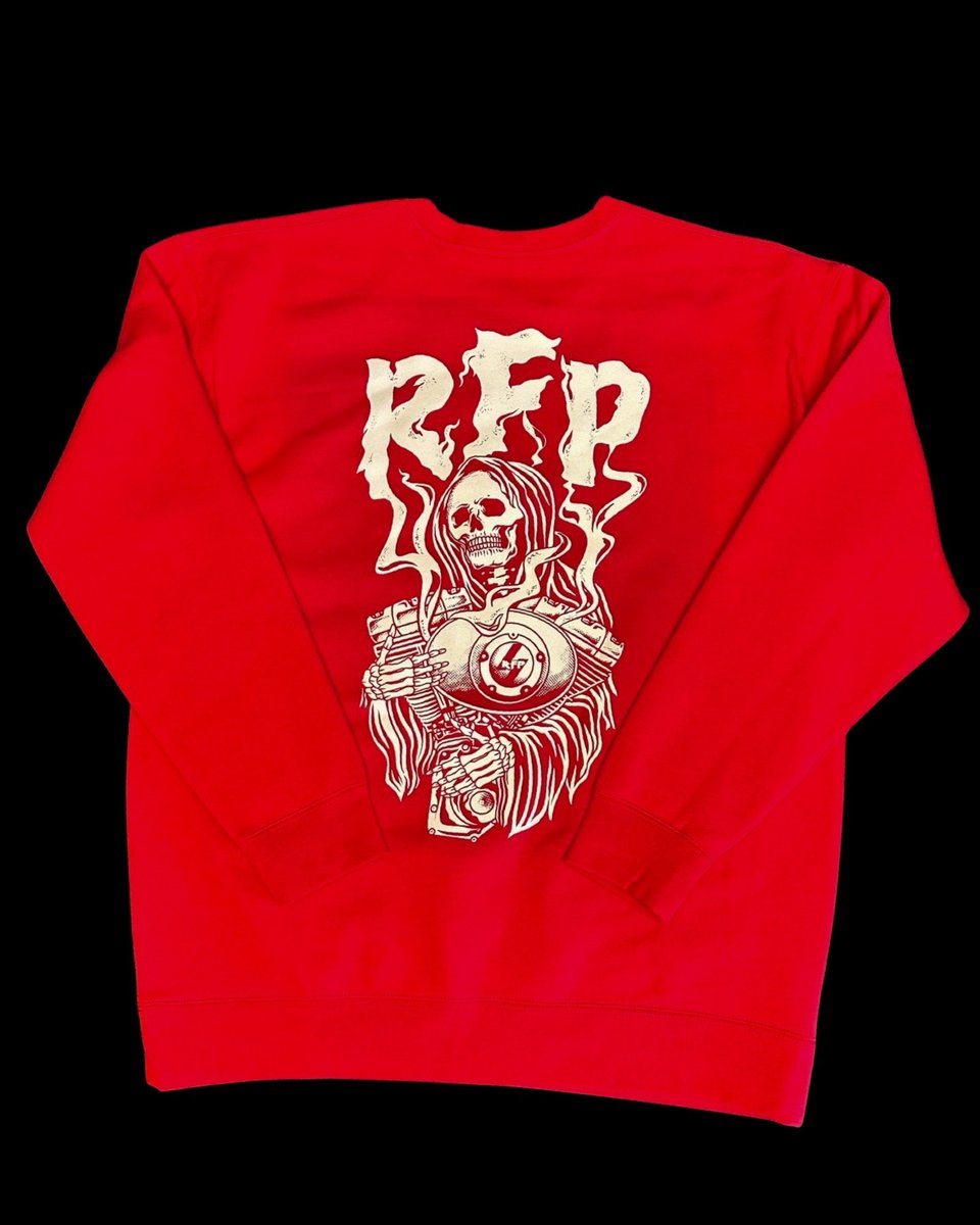 Red Reaper Crewneck | RideFasterPussy