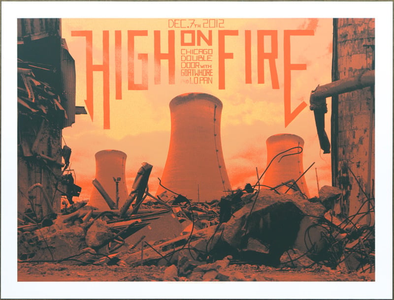 Crosshair — High On Fire Chicago 2012 poster