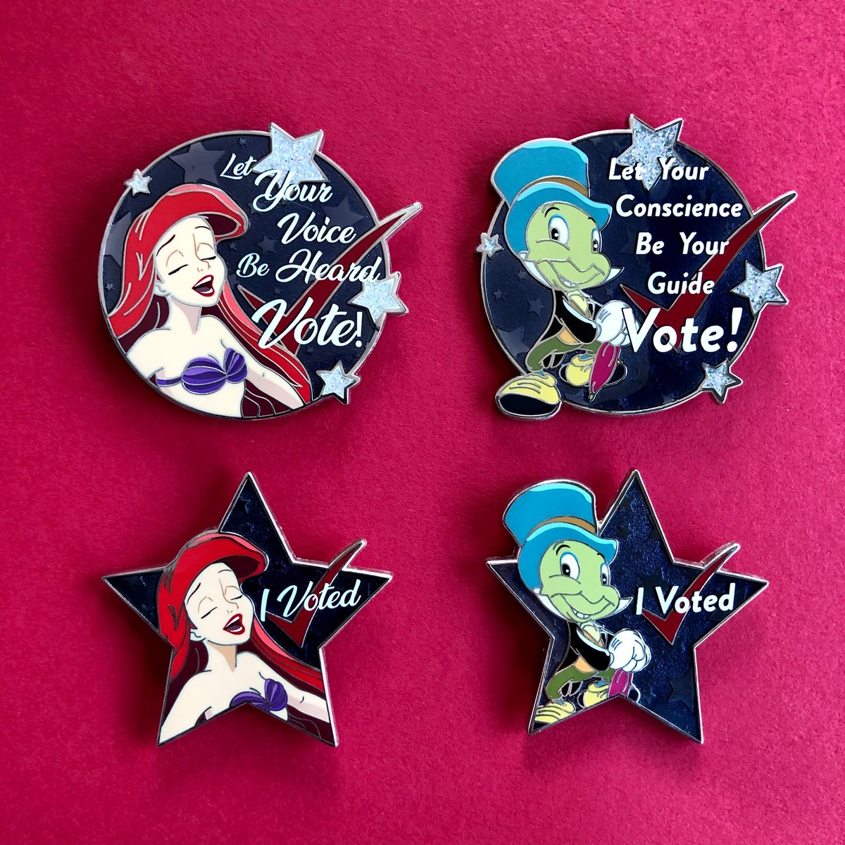 Voting Pin Sets | Archimedes Pin Design