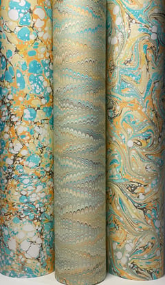 Hand Marbled Papers Ready to Ship : Limited Edition Full Sheets | Emily ...